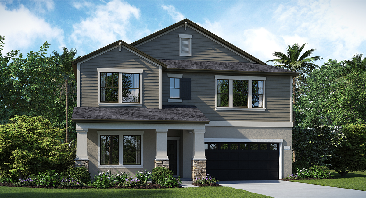 Lennar Tampa starts construction of two model homes at Shady Creek in ...