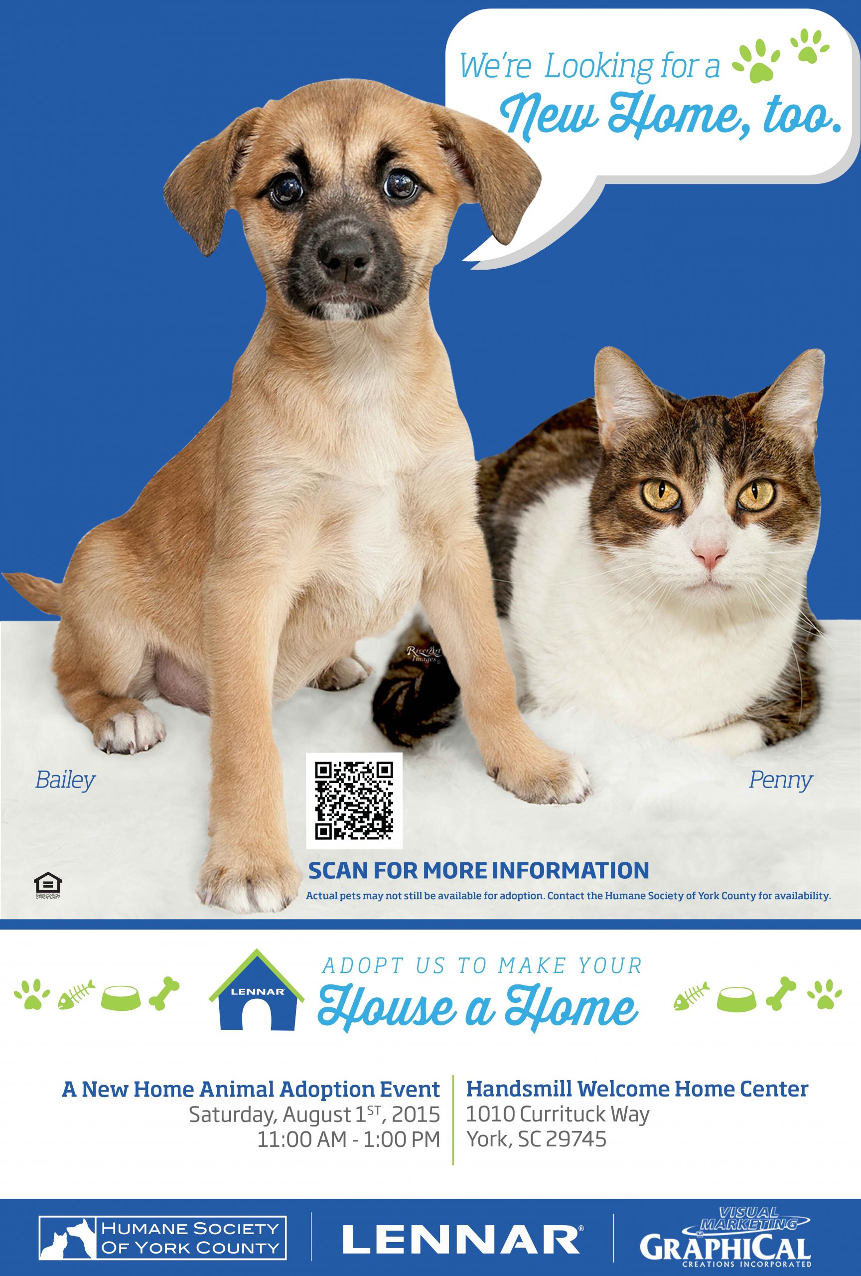 Pet adoption event flyer - Lennar Resource Center