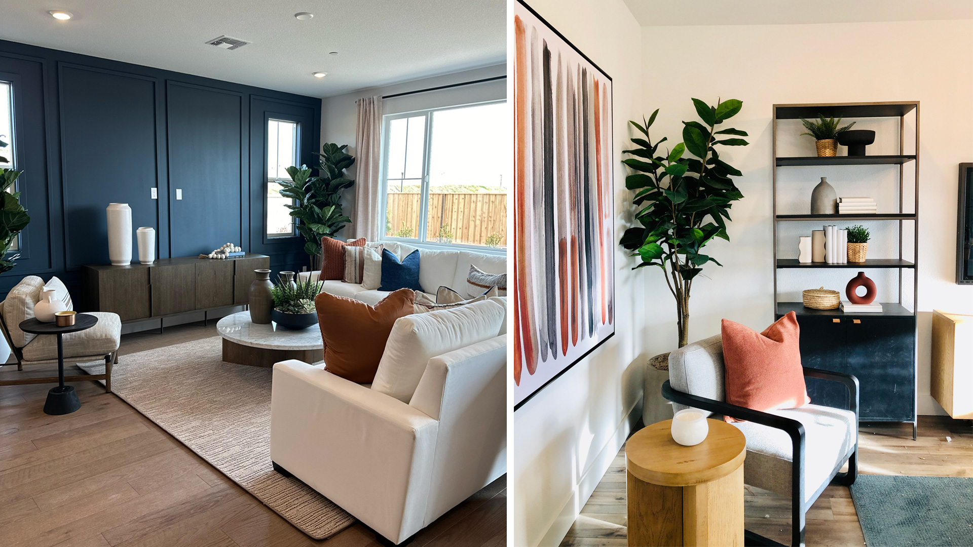 Get the Look: Contemporary Brick and Navy - Lennar Resource Center